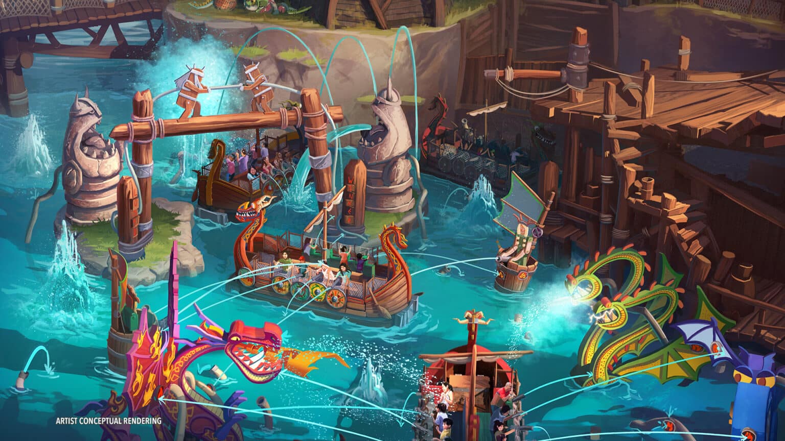 BREAKING: How To Train Your Dragon - Isle of Berk Entire Park Photos ...